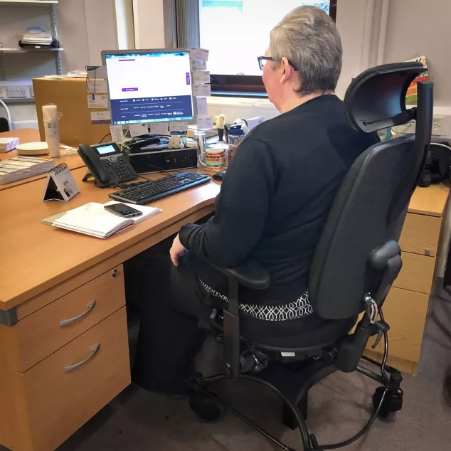 Get a VELA chair for multiple sclerosis for your job